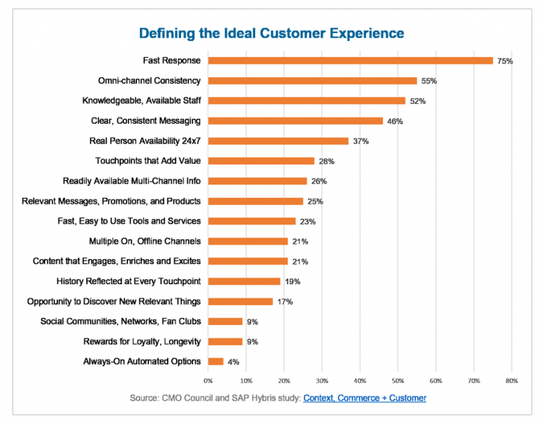 What an Ideal Customer Experience Looks Like - Infographic